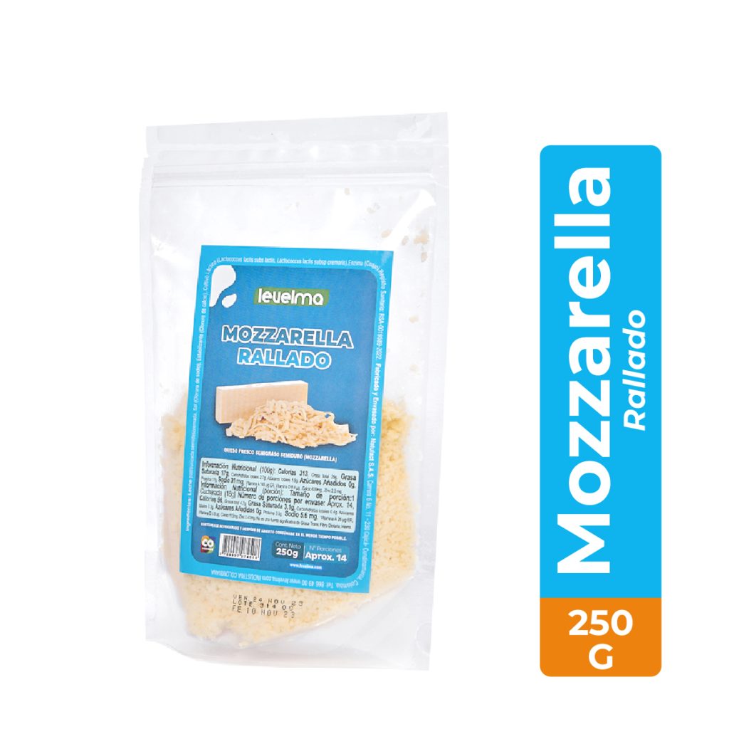 Queso Mozzarella Rallado 250g