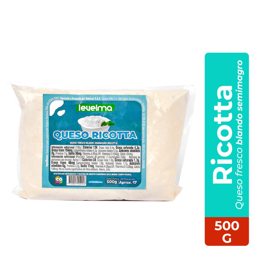 Queso Ricotta 500g (Disponible Sábados y Domingos)